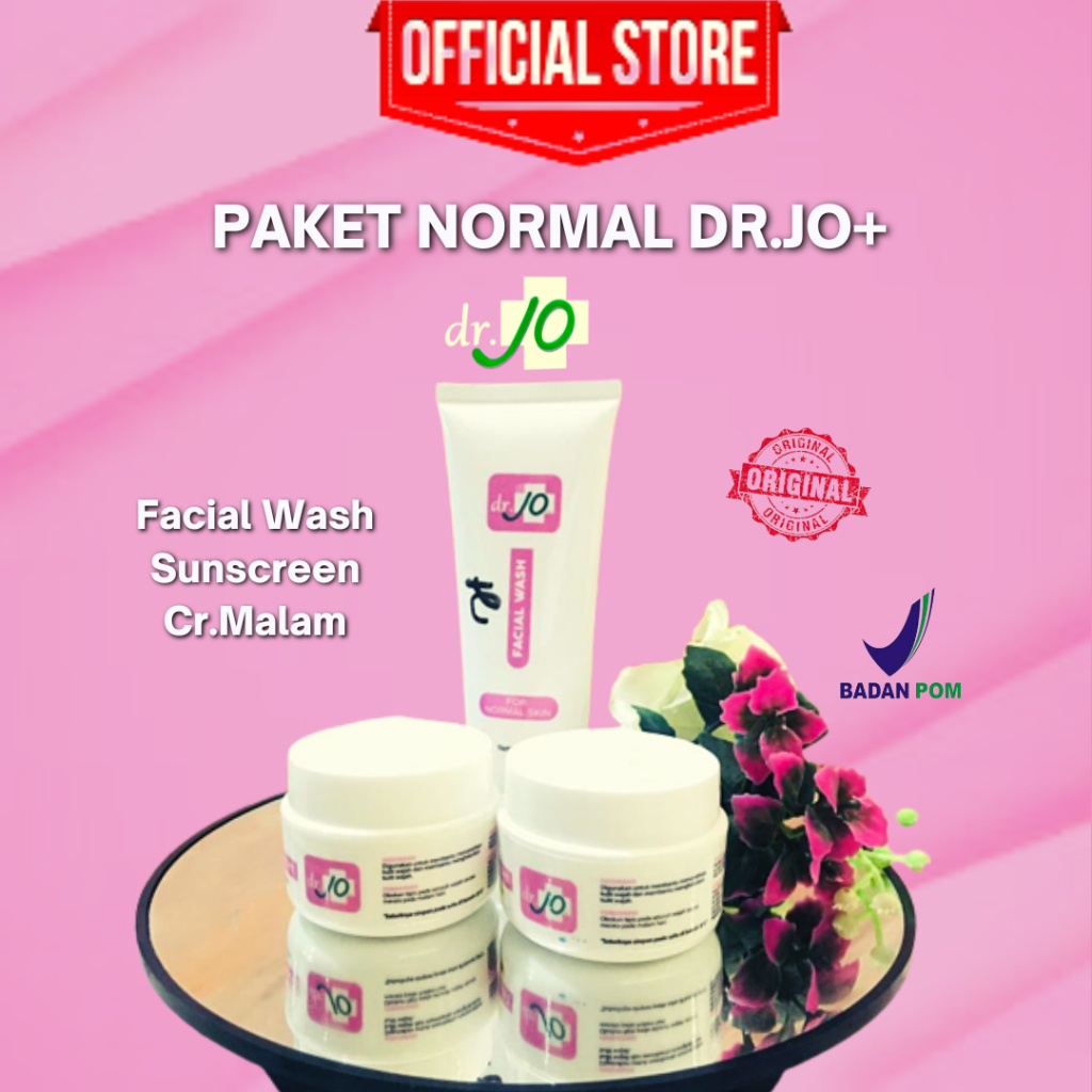 Jual PAKET WHITENING PREMIUM DR.JO+ KULIT NORMAL KUSAM | PAKET SKINCARE ...