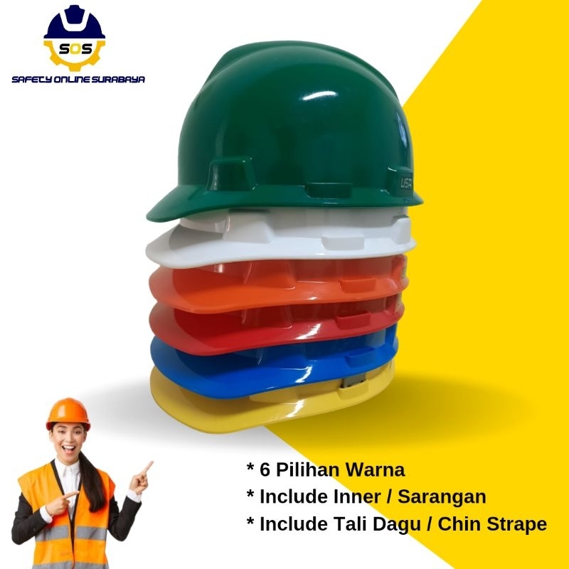 Jual HELM SAFETY SNI ASGARD USA INNER BIASA/ STAZ ON / HELM PROYEK SNI ...