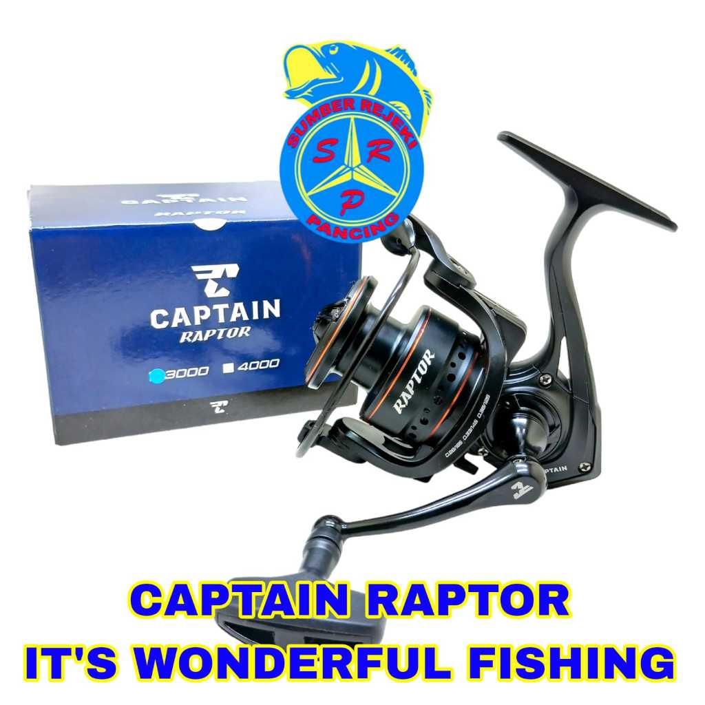 Jual Reel Captain Raptor 1000 2000 3000 4000 6000 Power Handle | Shopee ...