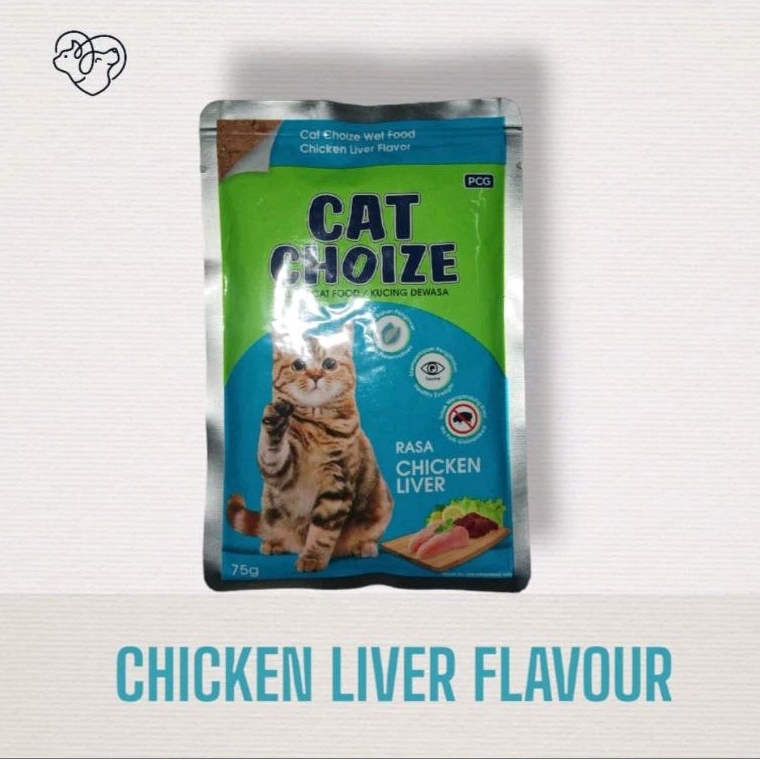 Jual CAT CHOIZE POUCH 75 GR FOR ADULT || MAKANAN BASAH KUCING ADULT 75 ...