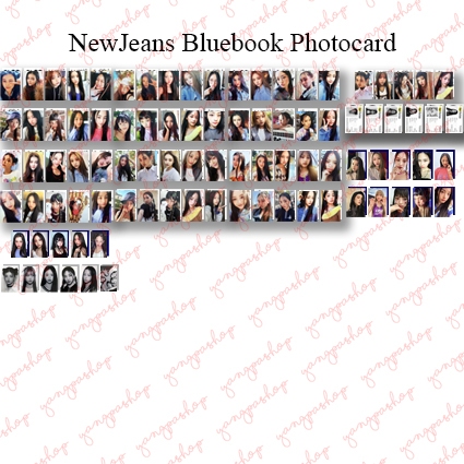 Jual [READY / SET] NEWJ BLUE BOOK NEWJEANS PHOTOCARD FAN MADE ...