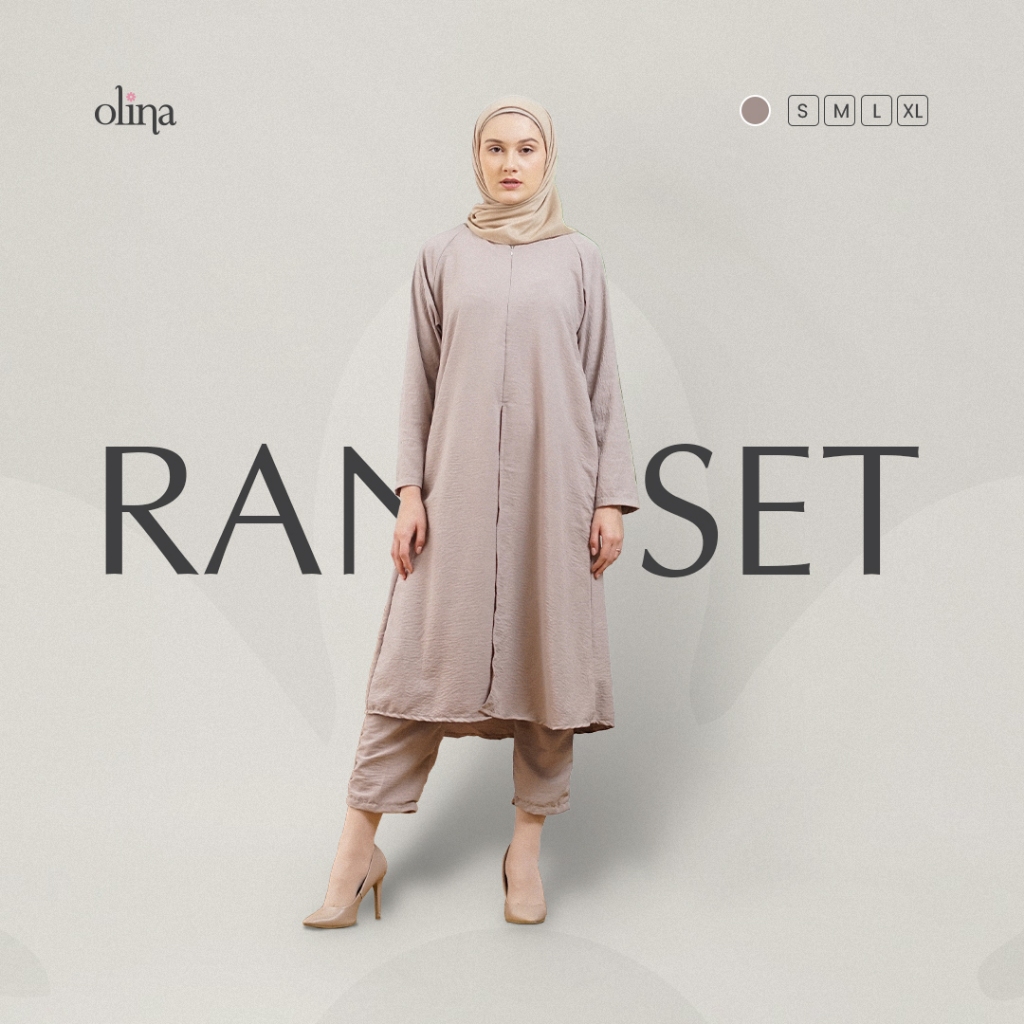 Jual Olina Tunik Pakaian Wanita Set - Ranaa | Shopee Indonesia