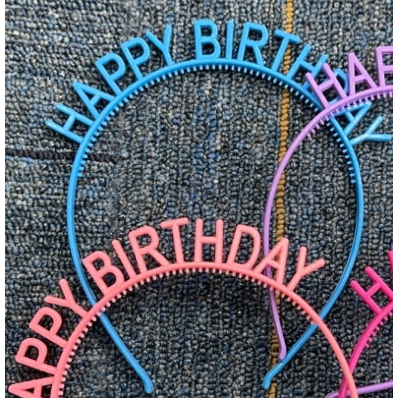 Jual Bando / bondu tulisan Happy Birthday bride to be bridal shower ...