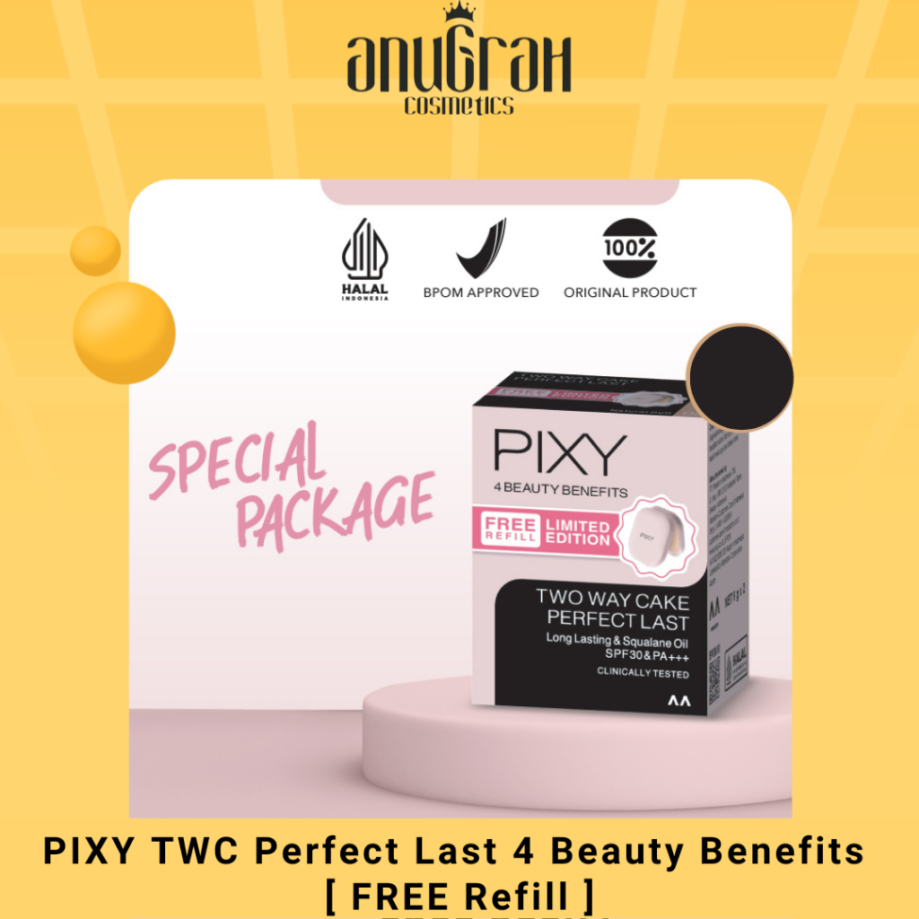 Jual PIXY TWC Perfect Last 4 Beauty Benefits [ FREE Refill ] Special ...