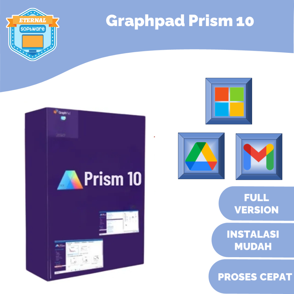 Jual Graphpad Prism 10 Full Version Aplikasi Windows Olah Data Statistik Full Lisensi Permanen ...