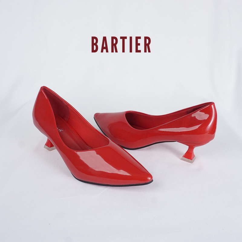 Jual BARTIER - SEPATU KERJA WANITA KITTEN HEELS HAK 3 CM BASIC HEELS ...