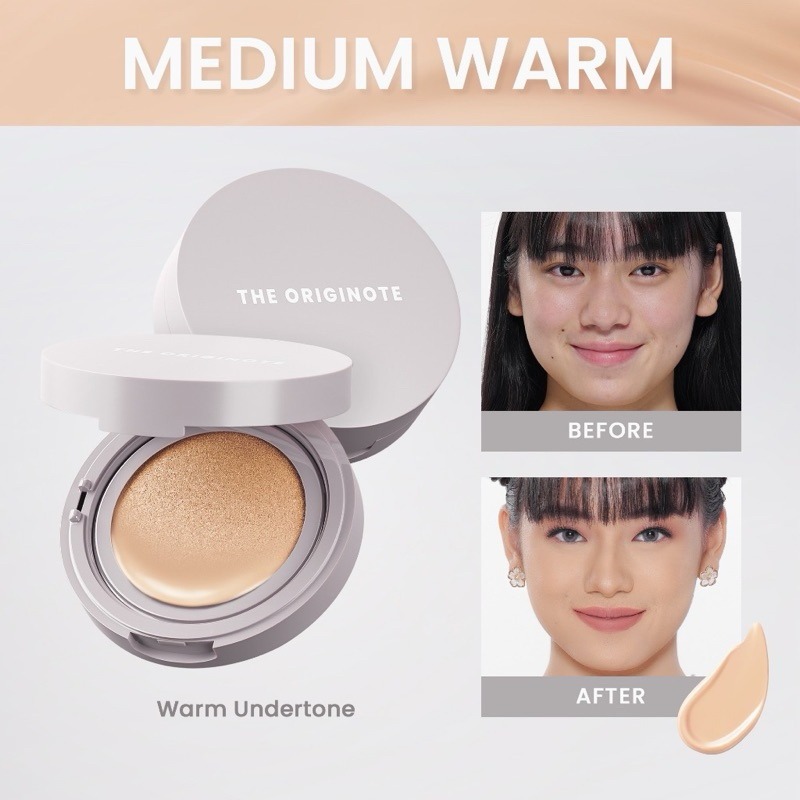 Jual [NEW] The Originote High Cover Serum Cushion SPF 30 13g | Shopee ...