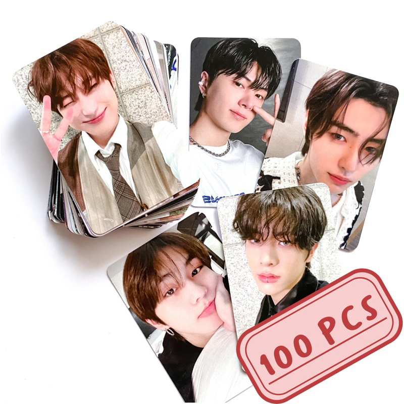 Jual [100 PCS] ENHA Photocard Set Premium Glossy Freebies UNOFFICIAL ...