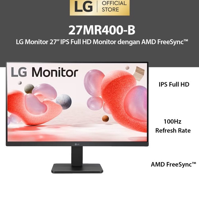Jual ART Y33P LG Monitor 27MR4B 27 Full HD Display with AMD FreeSync ...