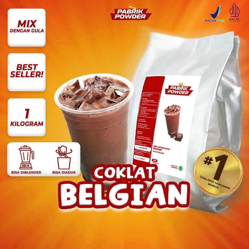 Jual Powder Coklat Belgian, Chocolate Drink , Bubuk Minuman Cokelat ...