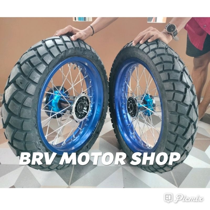 Jual velg super moto wr155 SUPERMOTO YAMAHA WR155. 300-350-17 tromol ...