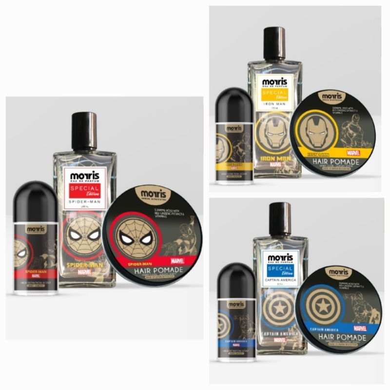 Jual Morris Kids Marvel Special Edition Deodorant Roll On Parfum Eau De ...