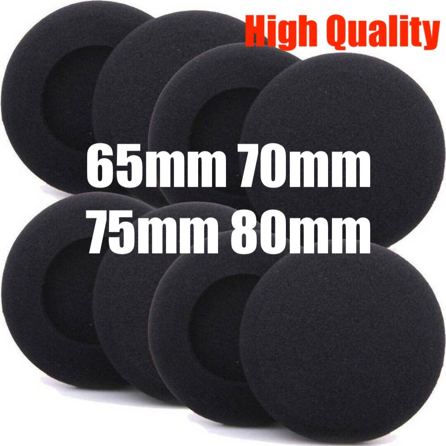 Jual Headphone Ear Foam Pad Ear Cushion Cover Sponge 65mm 70mm 75mm ...