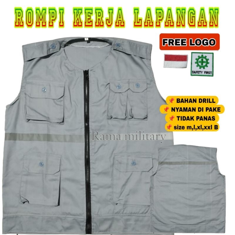 Jual ROMPI KERJA LAPANGAN PROYEK SAFETY DAN UMUM | Shopee Indonesia