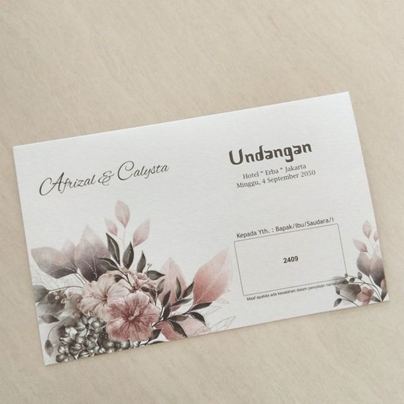 Jual Undangan Erba 2409 BACA DESKRIPSI | Shopee Indonesia