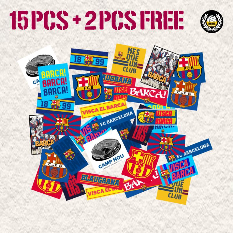 Jual Sticker Pack FC Barcelona | Barca | Shopee Indonesia