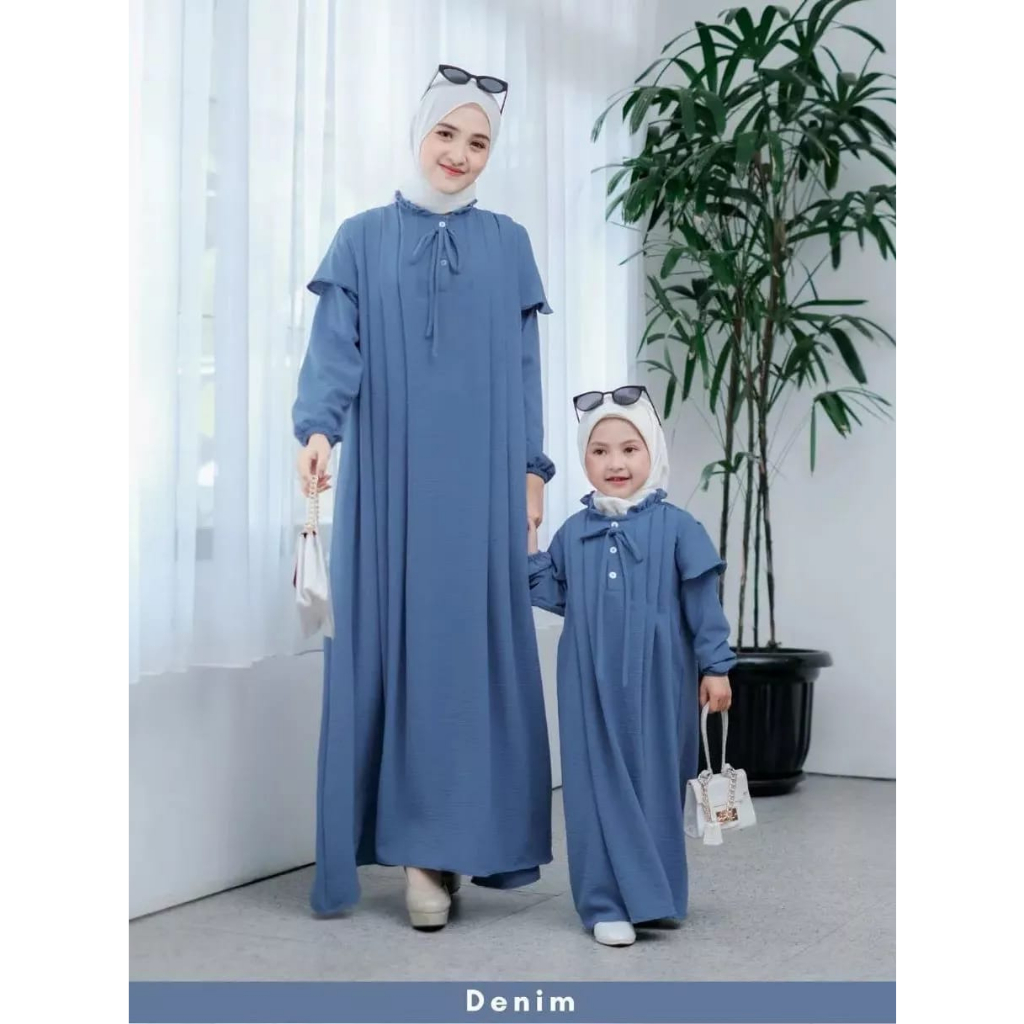 Jual Promo Gamis Couple Ibu Anak Perempuan Terbaru 2024 Keluaran ...