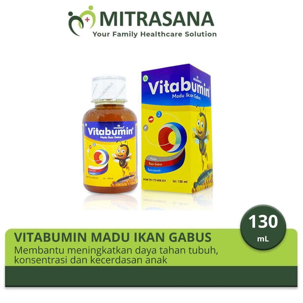 Jual Vitabumin Sirup 130 mL - Madu Ikan Gabus | Shopee Indonesia