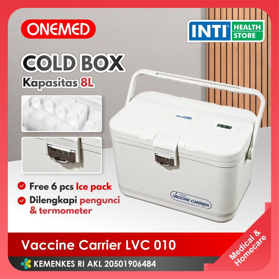 Jual Onemed | Vaccine Carrier 8 Liter LVC 010 | Cold Box Vaksin 8 L ...