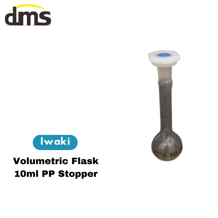 Jual Labu Ukur / Volumetric Flask 10 ml PP Stopper Class A, Iwaki | Shopee Indonesia
