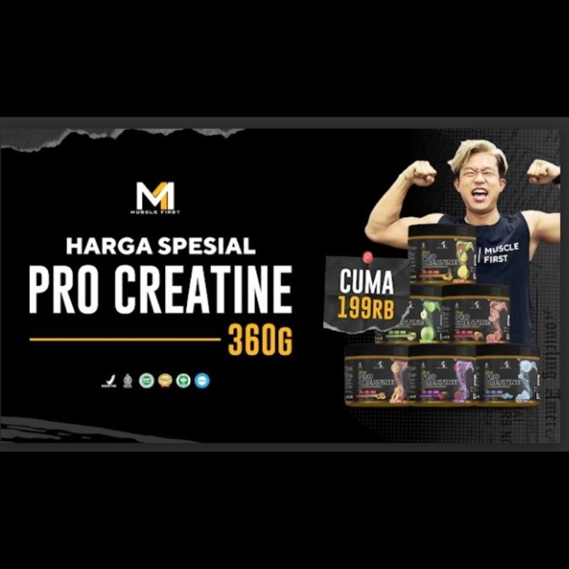 Jual Muscle First Pro Gold Creatine 360gr M1 Pro Creatine (Rasa Silahkan Chat Admin) | Shopee ...