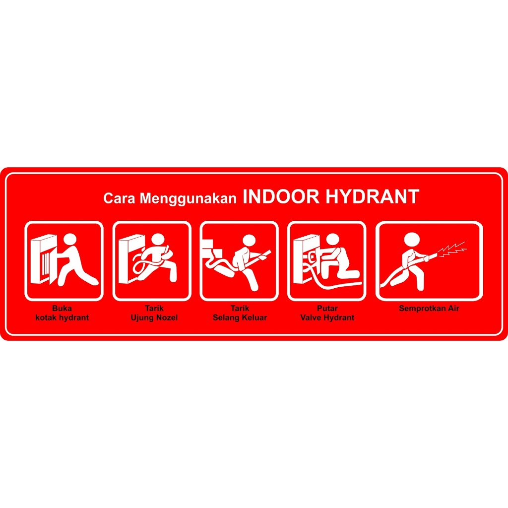 Jual Rambu Petunjuk Penggunaan Hidrand Indoor | Shopee Indonesia