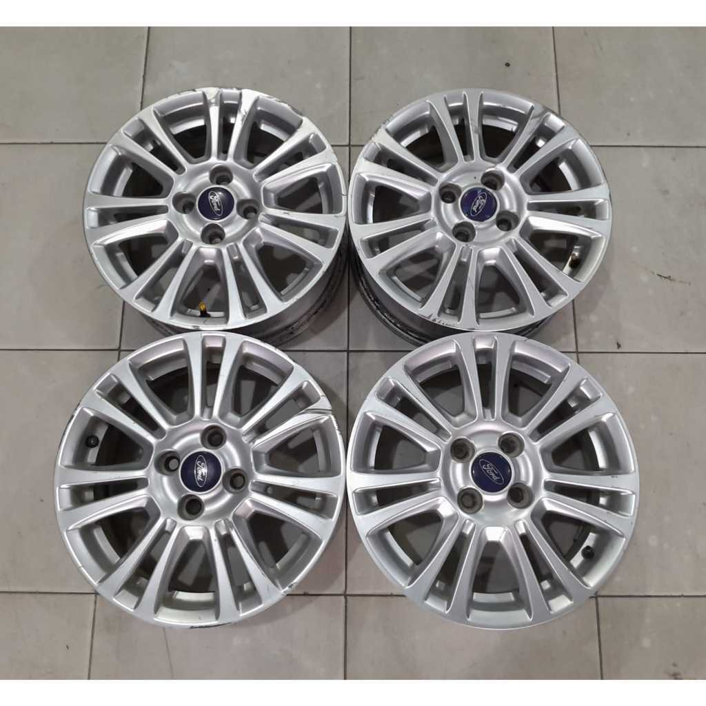 Jual velg mobil second ford fiesta ring 16 pcd 4x100 cocok buat Jazz, Ford, Agya, Sigra | Shopee ...