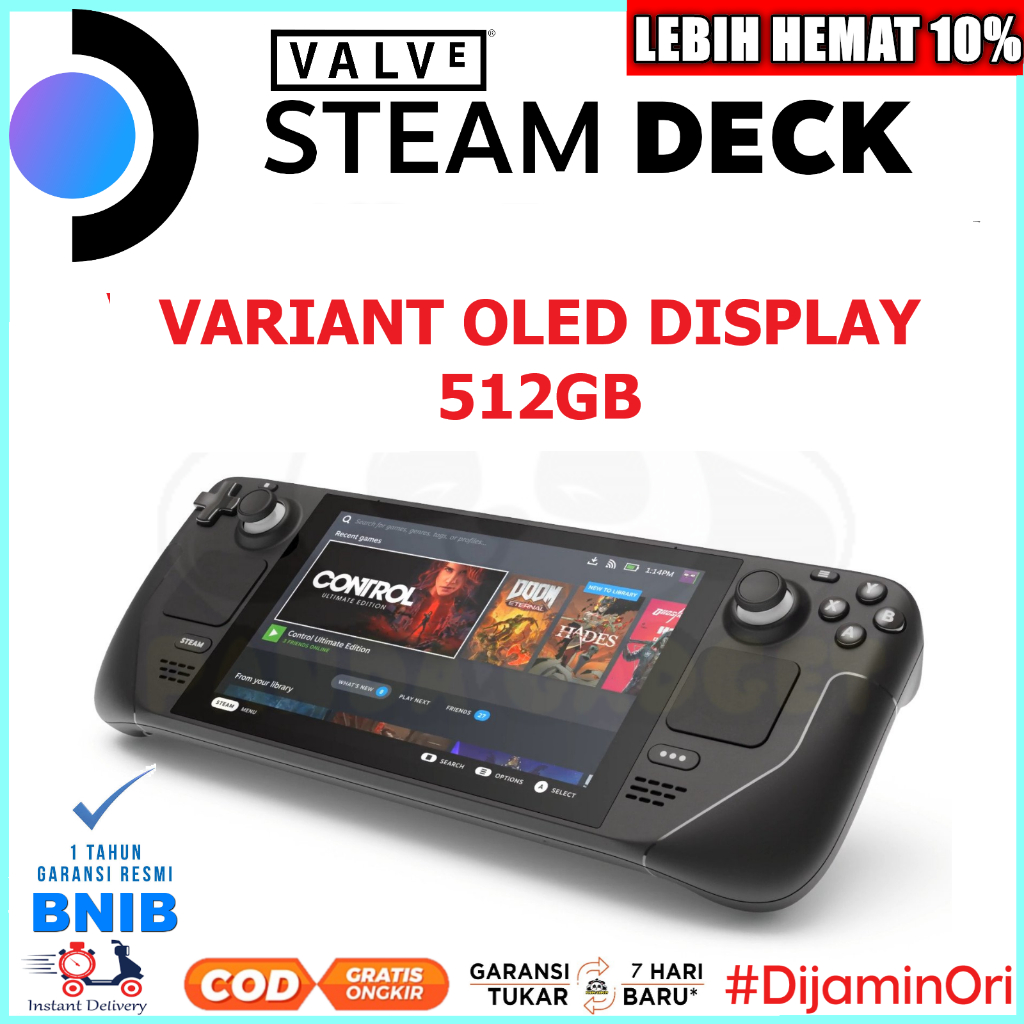 Jual Valve Steam Deck OLED / LCD Portable PC Gaming Handheld Console All in one 1TB 512GB 256GB ...