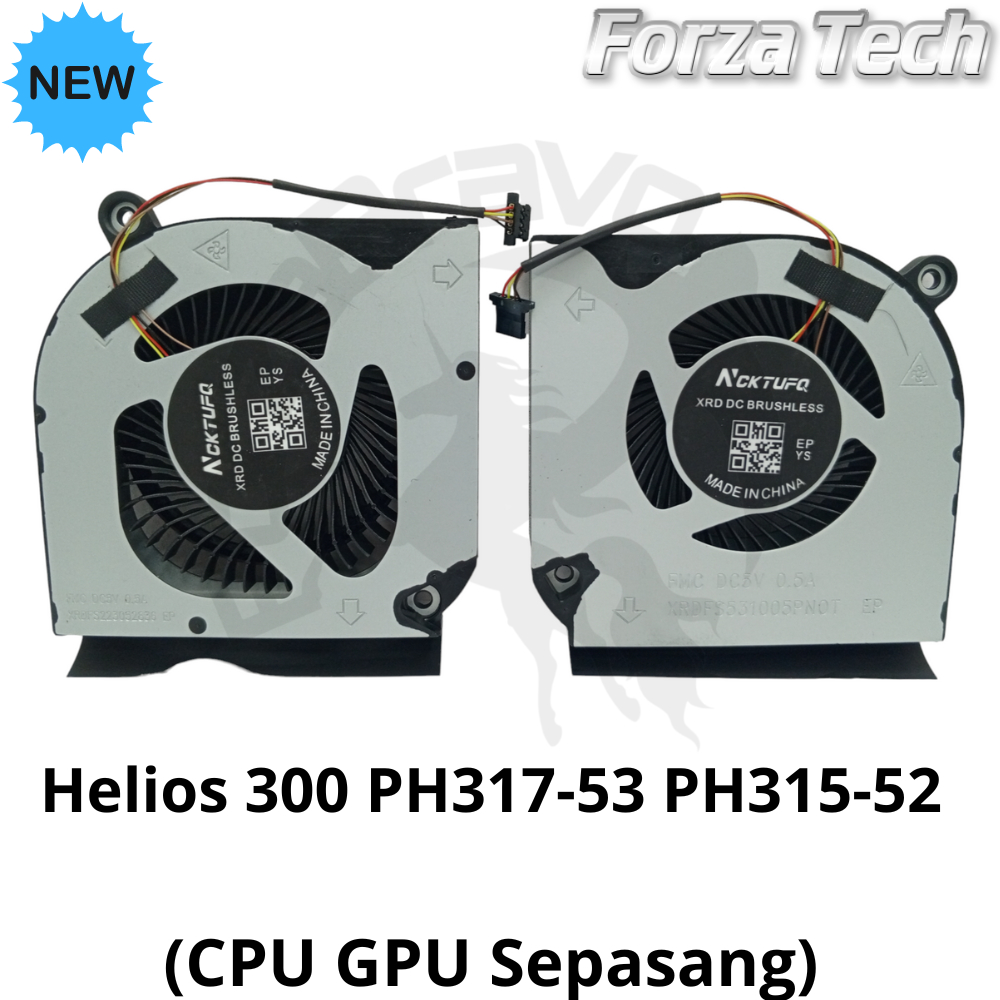 Jual Cooling Fan KIPAS CPU GPU Acer Predator Helios 300 PH317-53 PH315 ...