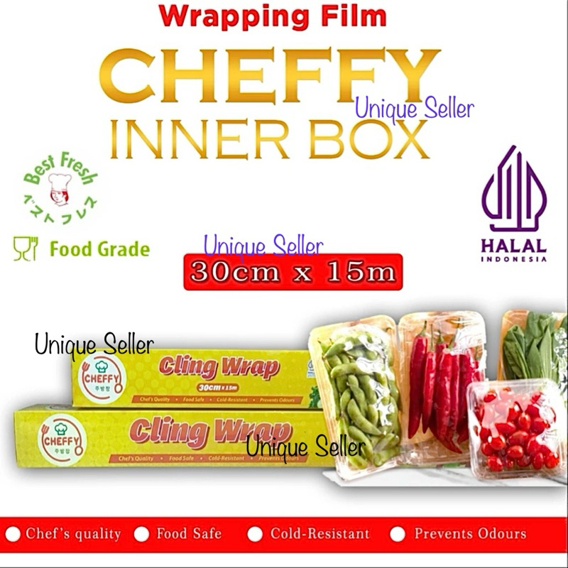 Jual Cling Wrap Cheffy 30cm x 15m / Chefy Cling Wrap 30cmx15m / Cling ...