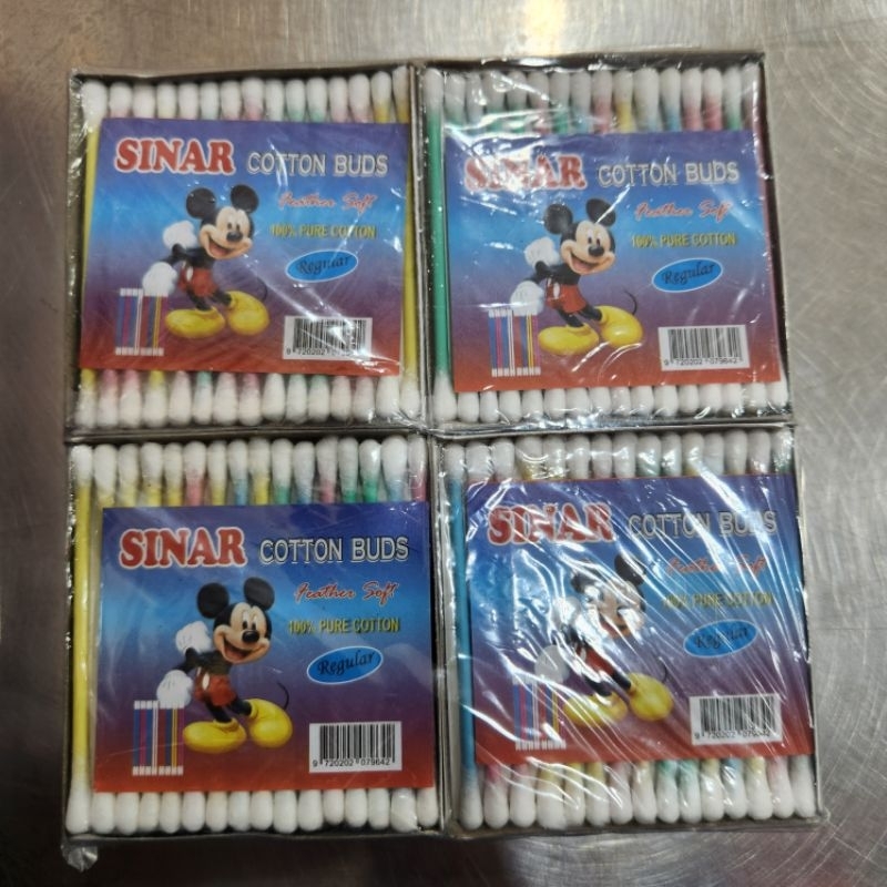 Jual Korek Kuping / Katenbat Zakia / Cotton Bud Sinar (1Pak isi 12 ...