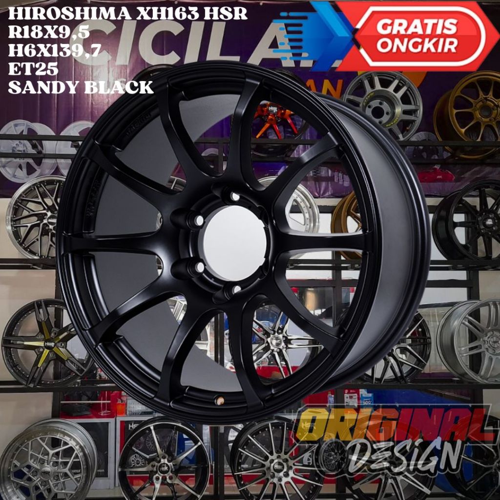 Jual Velg Mobil Ring 18 HSR HIROSHIMA R18 UNTUK PAJERO FORTUNER DMUX RANGER | Shopee Indonesia