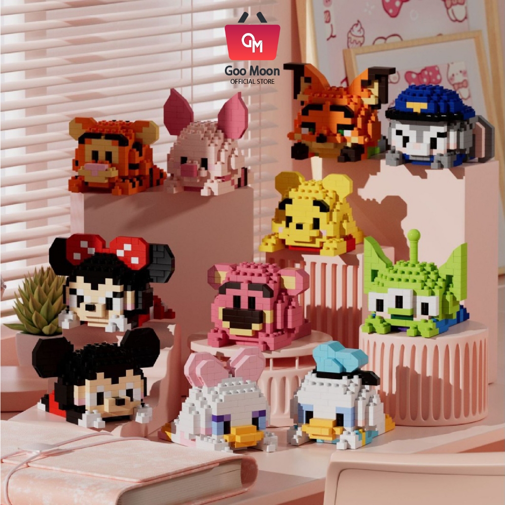 Jual GOO MOON Block Bricks nano block Chaolechuang Lying down ...