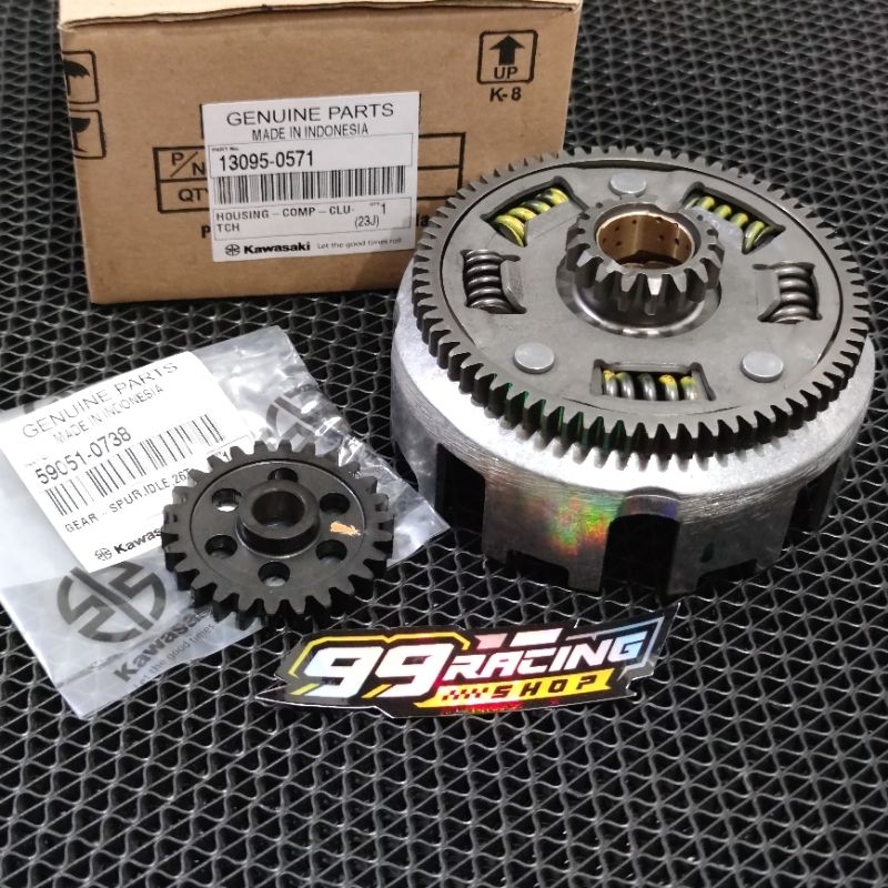 Jual Rumah Kopling Gigi Penghantar Klx 150 Tracker Original kawasaki | Shopee Indonesia