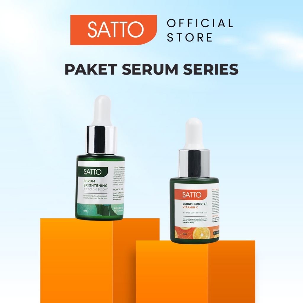 Jual Satto Paket Serum Series Brightening - Mencerahkan Kulit Wajah | Shopee Indonesia