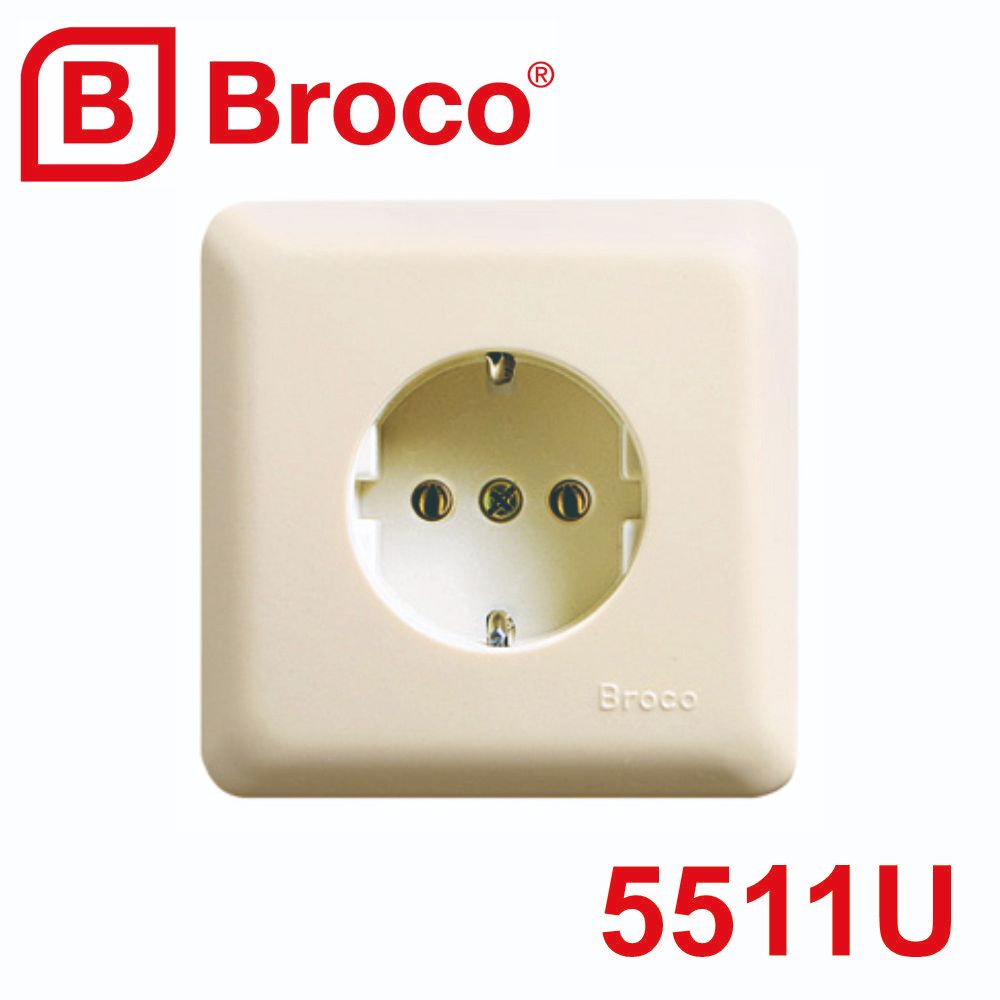 Jual Stop Kontak Broco Single 5511U Stop Kontak New Gee Merk Broco Stop ...