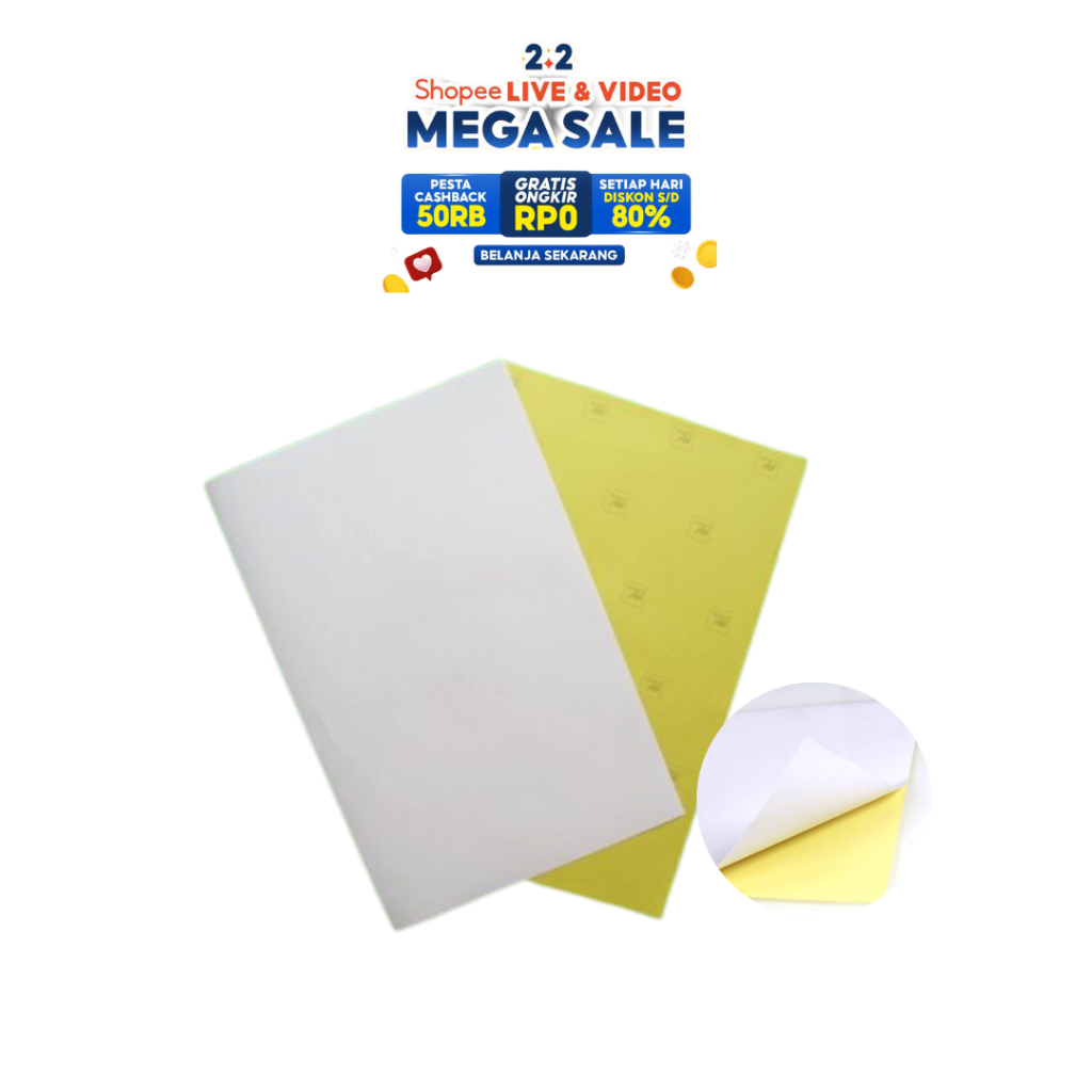 Jual Kertas Stiker / Sticker Glossy CAMEL isi 10 lbr | Shopee Indonesia