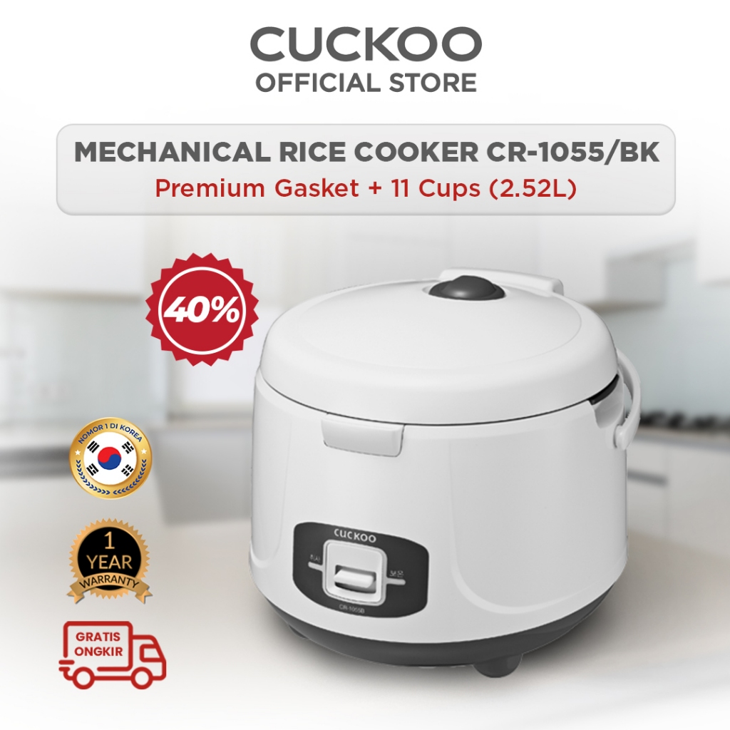 Jual CUCKOO Mechanical Rice Cooker 1.8 L CR-1055/BK Magic Com Penanak ...