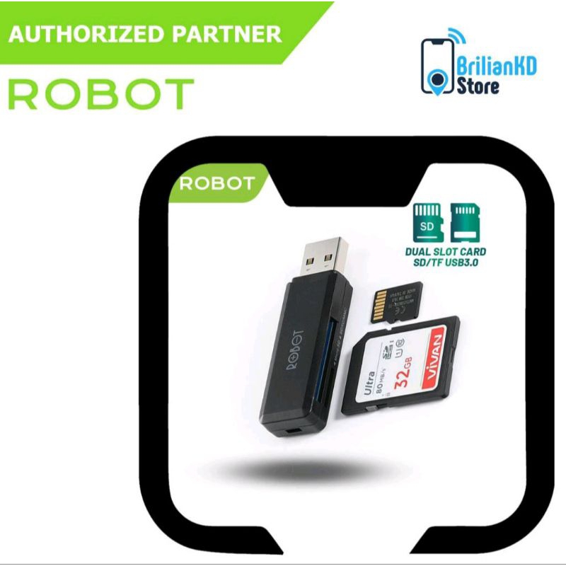 Jual Card Reader ROBOT CR102 USB Original | Shopee Indonesia