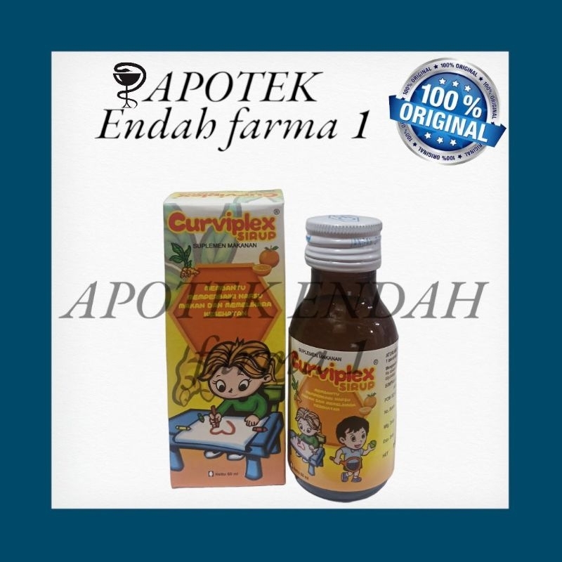 Jual CURVIPLEX SIRUP multivitamin untuk anak 1-12 tahun | Shopee Indonesia