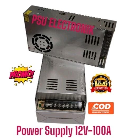 Jual New Adaptor Travo Power Supply 12V 100A PSU 12 Volt 100 Amper High ...