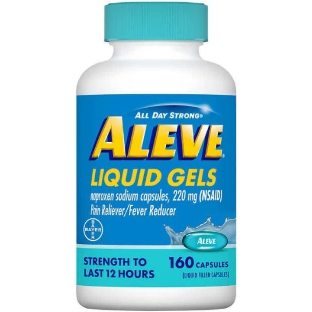Jual Aleve Liquid Gel Pain Reliever/Fever Reducer (160 Capsules ...