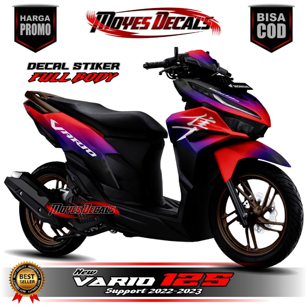 Jual Decal Vario New 125-150 2022/2023 Stiker Fullbody Bunglon 2 Warna | Shopee Indonesia