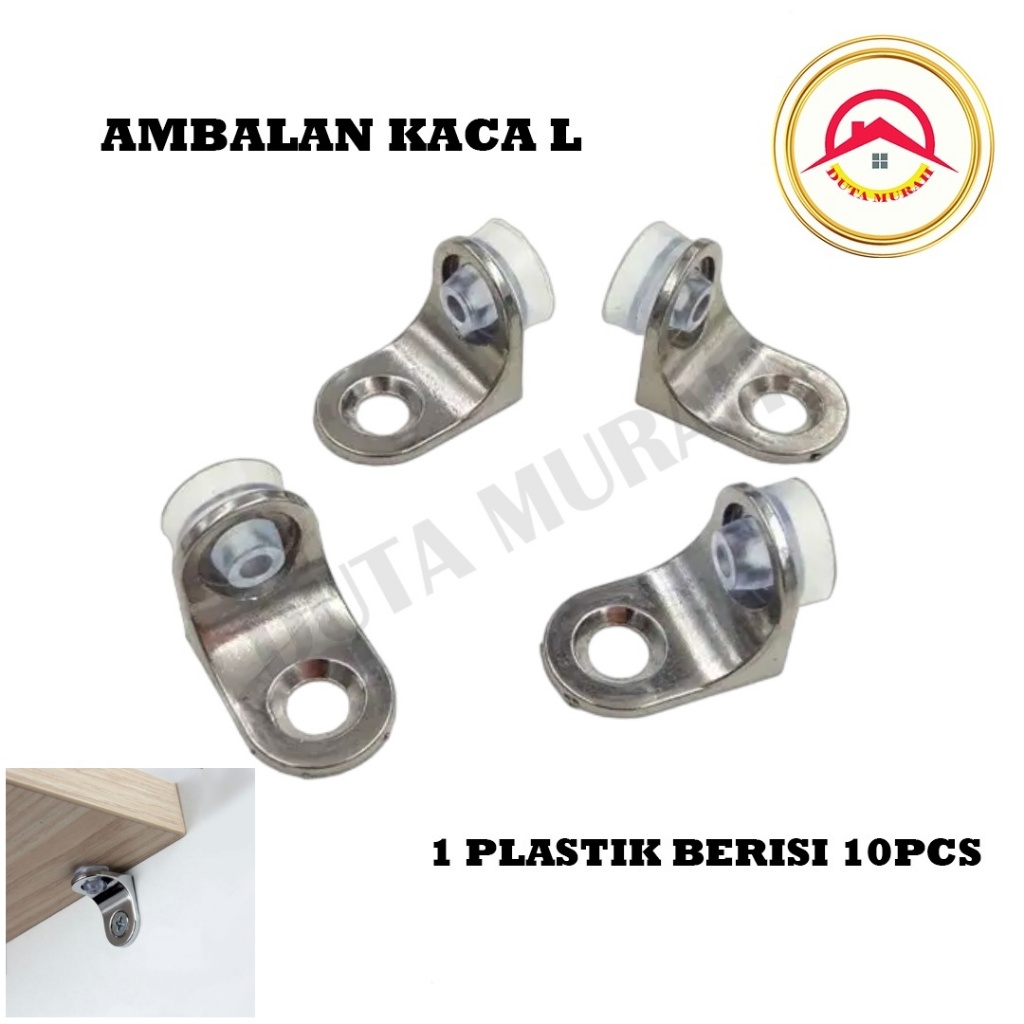 Jual Ambalan L / Penyangga Kaca (1.9cm x 1.5cm) Harga per 10pcs ...