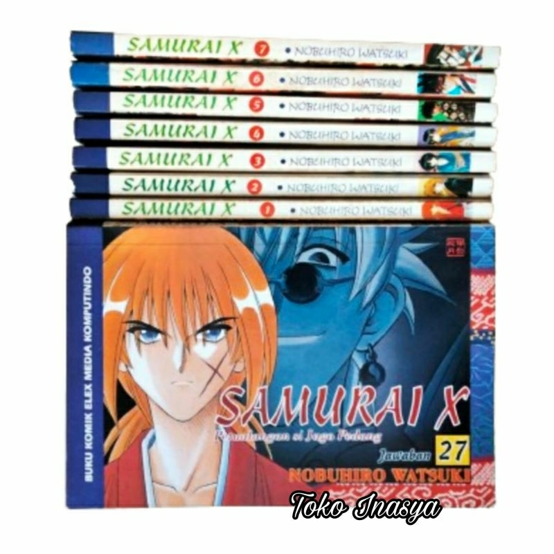 Jual MANGA / KOMIK SAMURAI X (BY NOBUHIRO WATSUKI) FULLSET LENGKAP / VOL 1-28 TAMAT / ORIGINAL ...