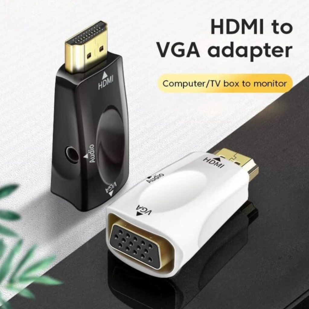 Jual CONVERTER HDMI TO VGA WITH AUDIO FULL HD 1080P / ADAPTER HDMI TO ...