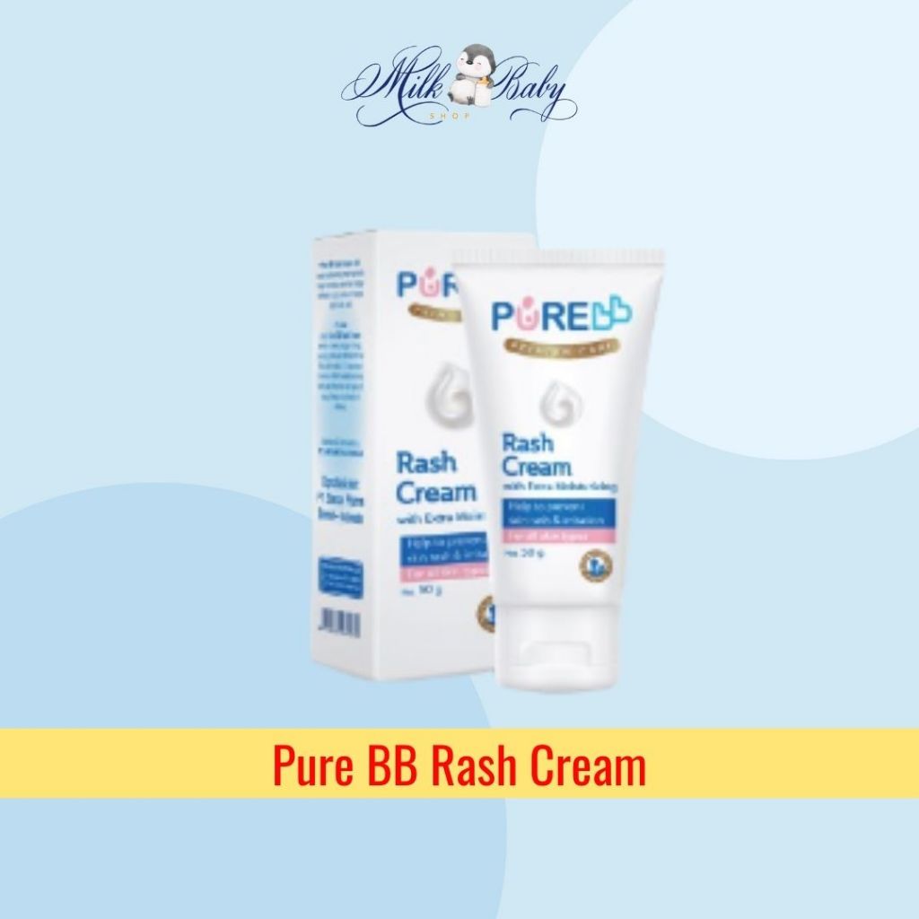 Jual Pure BB Rash Cream 50g | Cream Bayi Sensitive Ruam Popok dan Susu ...