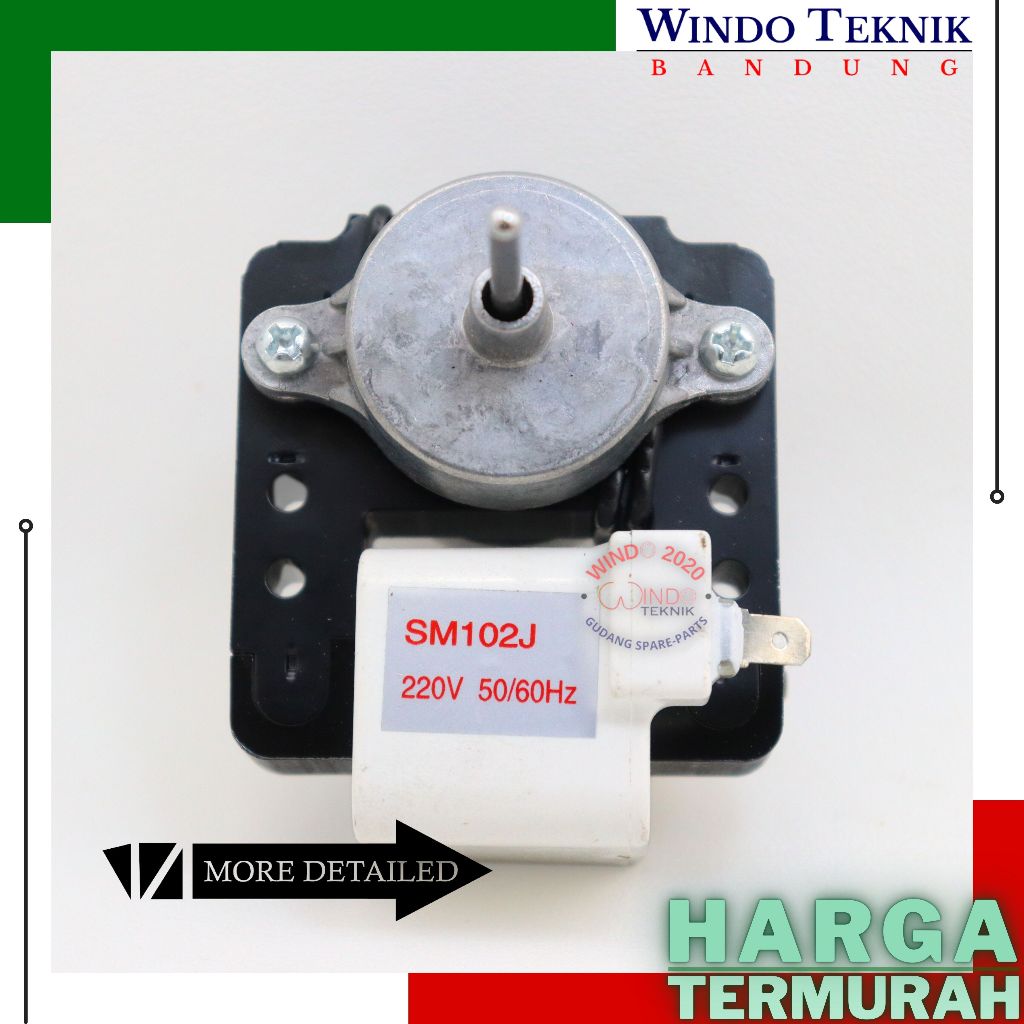 Jual MOTOR FAN KULKAS SM102J / DINAMO KIPAS KULKAS MULTI UNIVERSAL SM ...