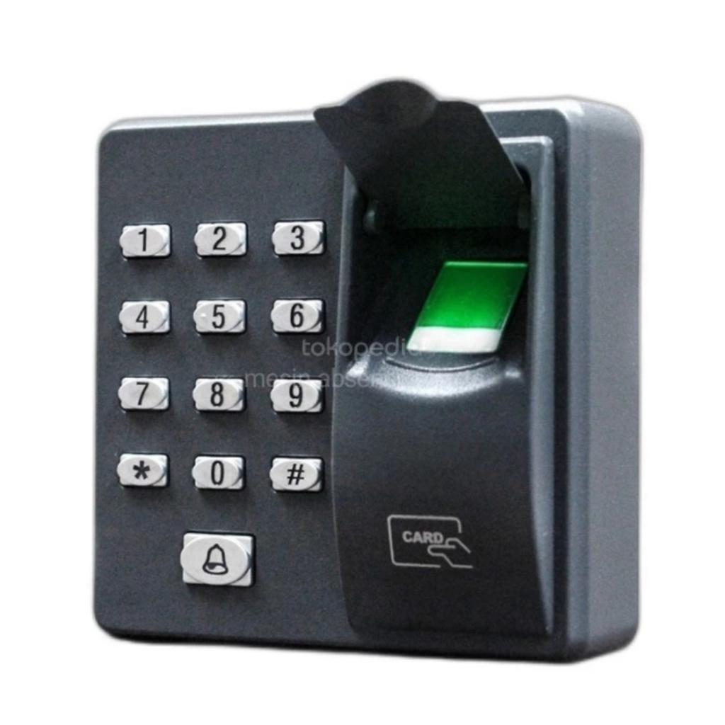 Jual Fingerprint x6 zkteco access door rfid access control akses door fingerprint access pin ...