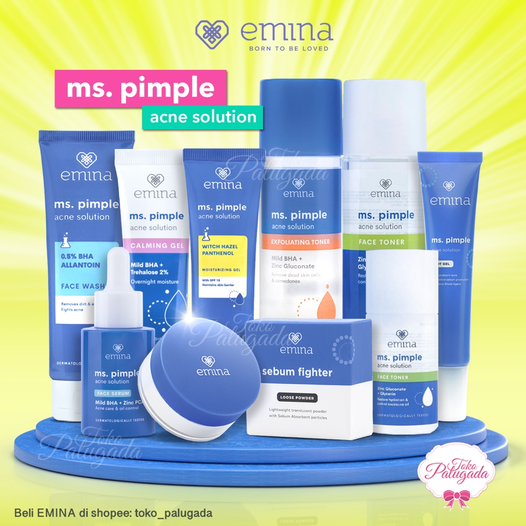 Jual EMINA MS PIMPLE Acne Solution Set - Emina Ms Pimple Serum - Emina ...